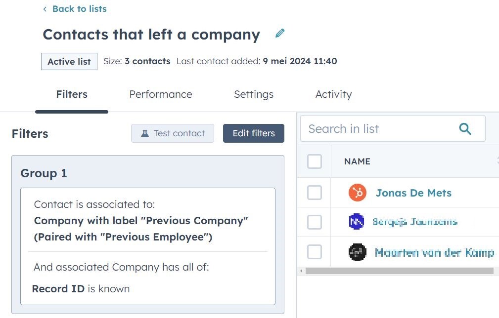 HubSpot best practices for contacts that leave a company