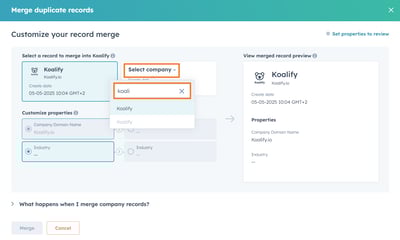 How to Merge Companies in HubSpot (Manual or in Bulk)