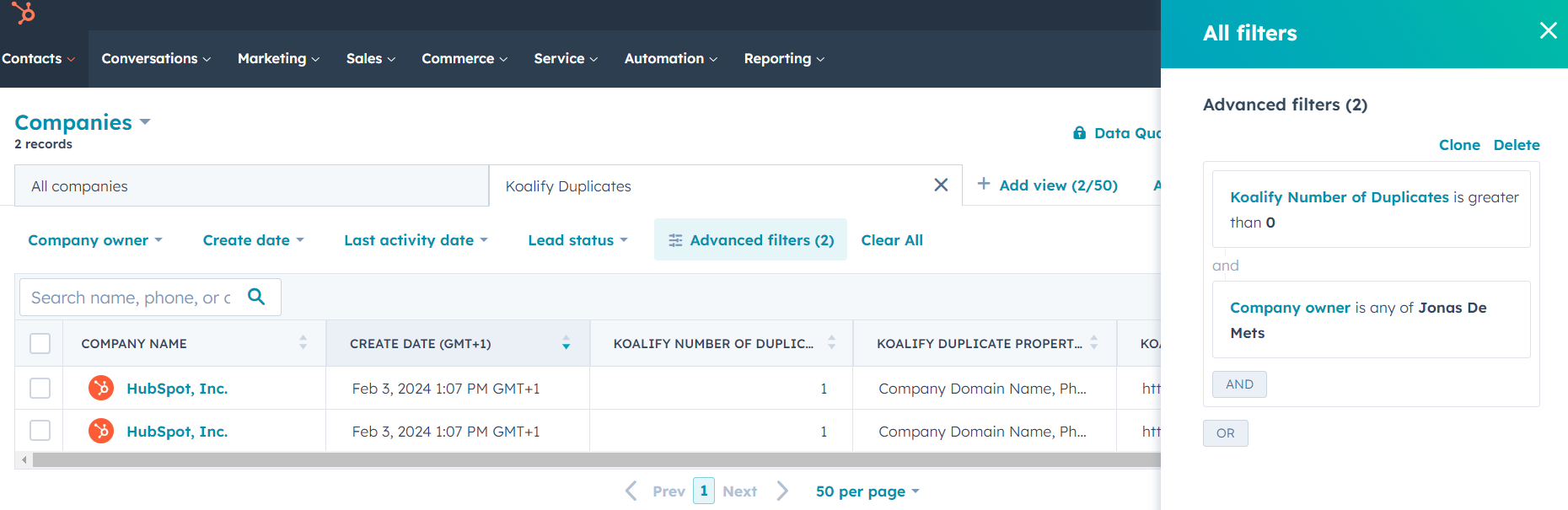 How To Create A View Of Duplicates In Hubspot 